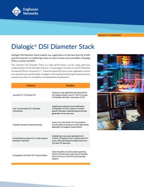 Dialogic® Distributed Signaling Interface - Enghouse Networks