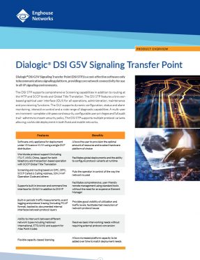 Dialogic® DSI Signaling Interface Unit - Enghouse Networks