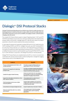 Dialogic DSI Protocol Stacks Product Overview - Enghouse Networks