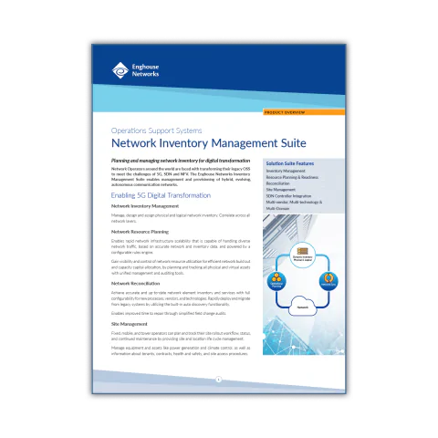 Network Inventory Management Suite Product Overview - Enghouse Networks