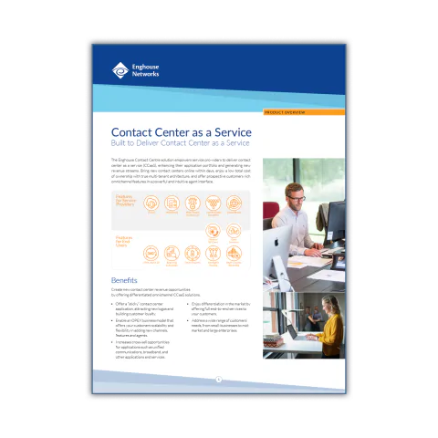 Contact Centre as a Service Product Overview - Enghouse Networks